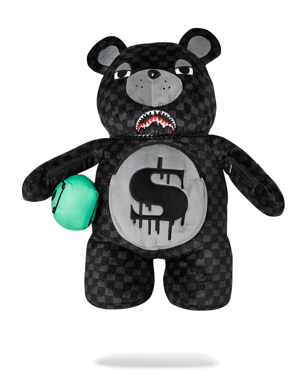 SPRAYGROUND DRIPPING SHARKS IN PARIS MONEYBEAR TEDDY BEAR BACKPACK ...