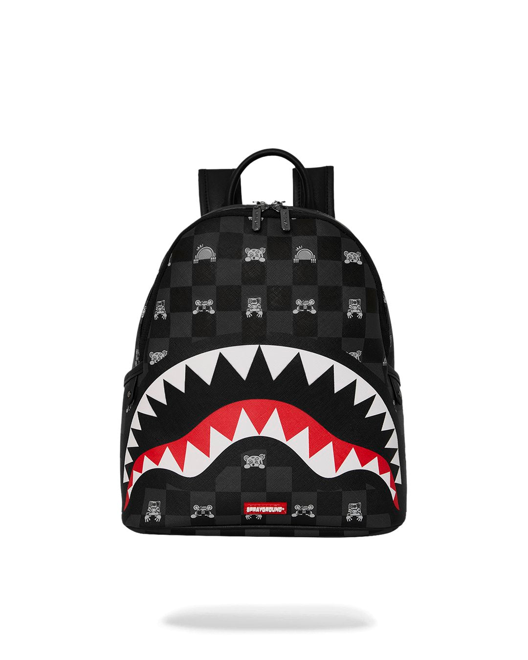 SPRAYGROUND GRAY PEEKING CHARACTER CHECK SAVAGE BACKPACK – SPRAYGROUND ...
